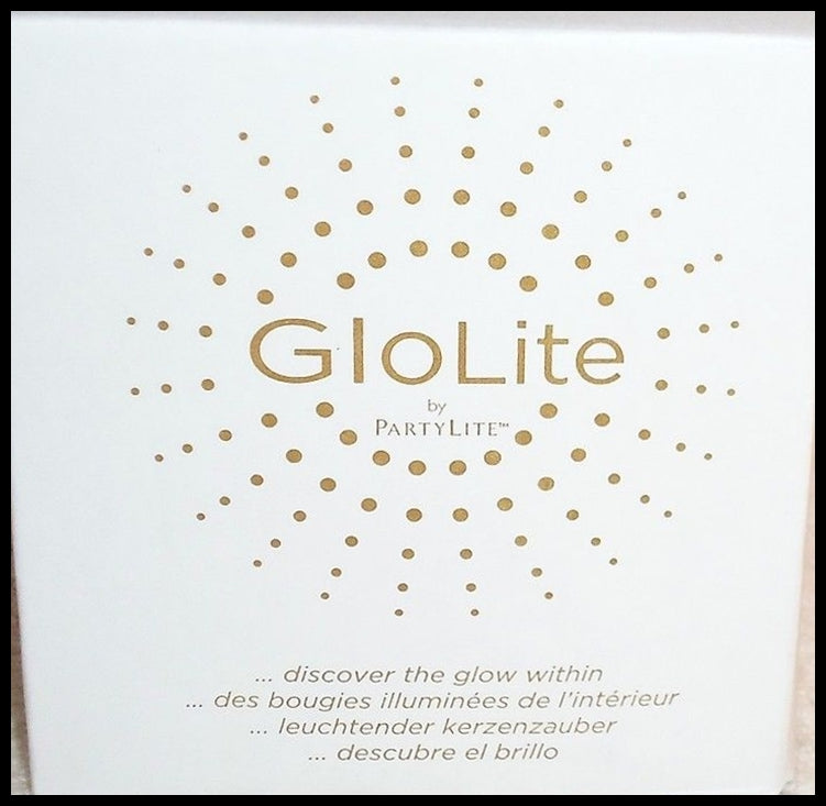 PartyLite GLOLITE GLOW LIGHT 2 SETS Boxed 2 x 4 PILLAR Candles ICED SN ...